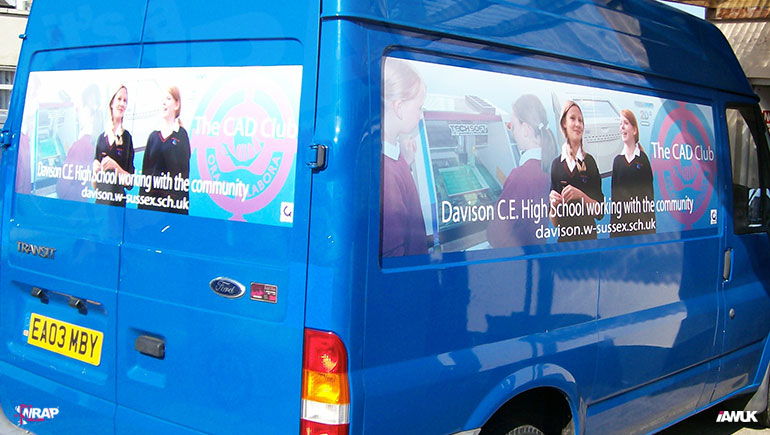 School Mini Bus Graphics, School Bus Signwriting, School Bus Stickers ...